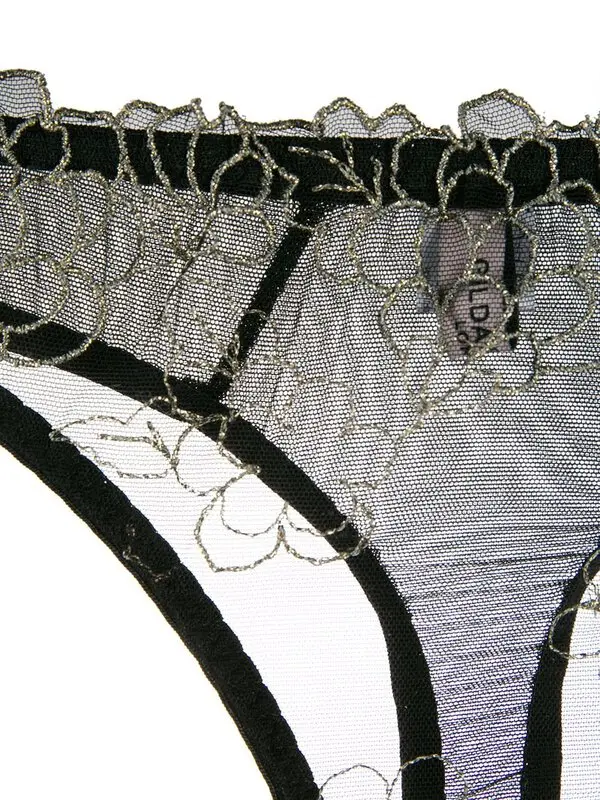 GILDA & PEARL Floral Lace Thong