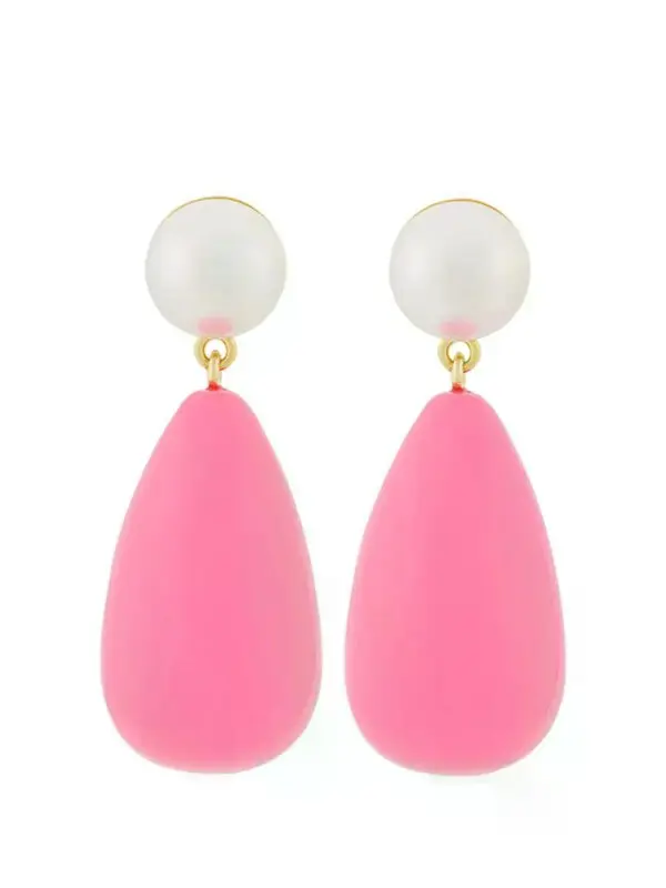 ESHVI Teardrop Earrings - Pink