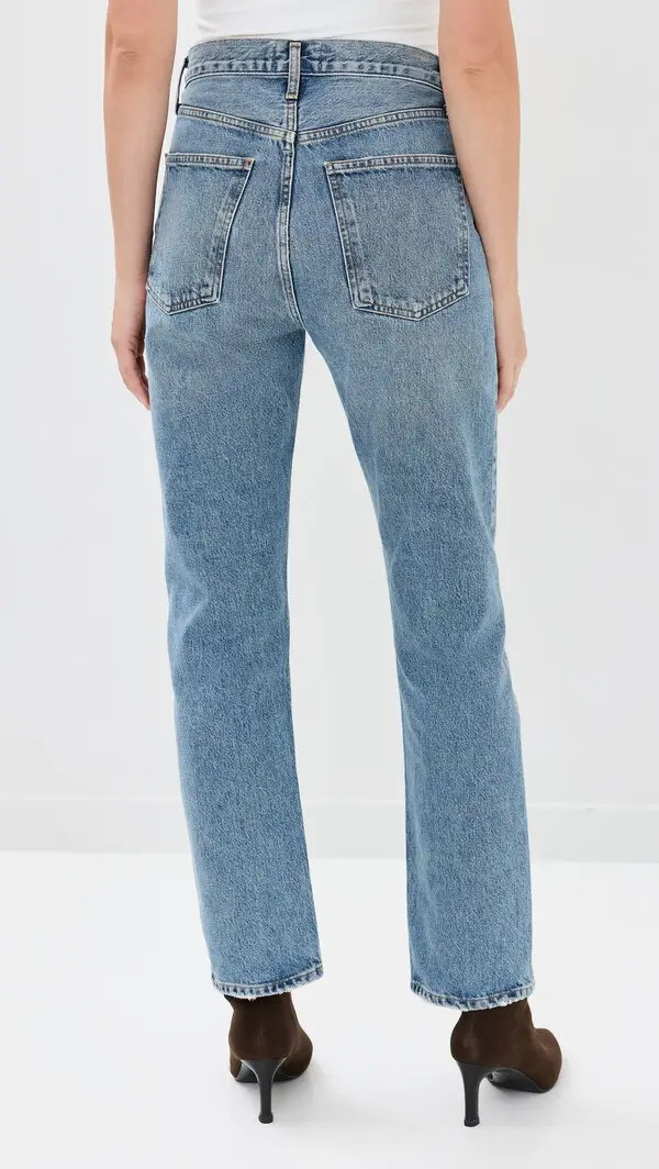 AGOLDE 90s Pinch Waist High Rise Straight Jeans