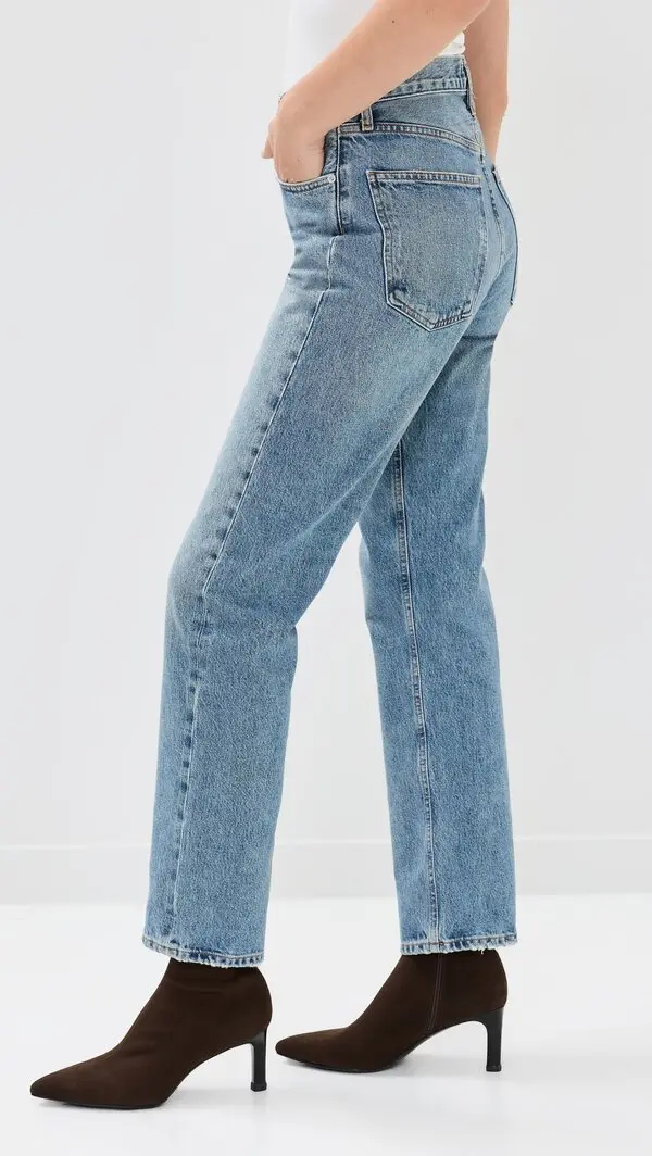 AGOLDE 90s Pinch Waist High Rise Straight Jeans