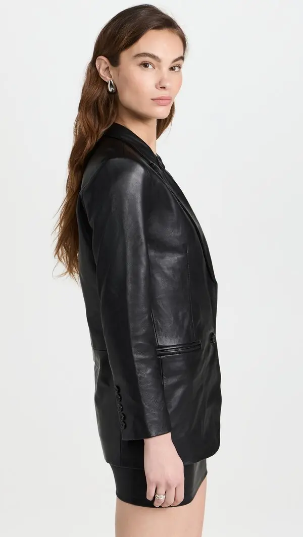 Sprwmn Leather Blazer