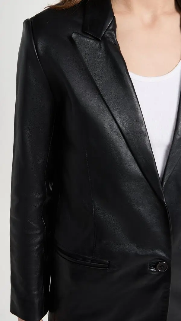 Sprwmn Leather Blazer