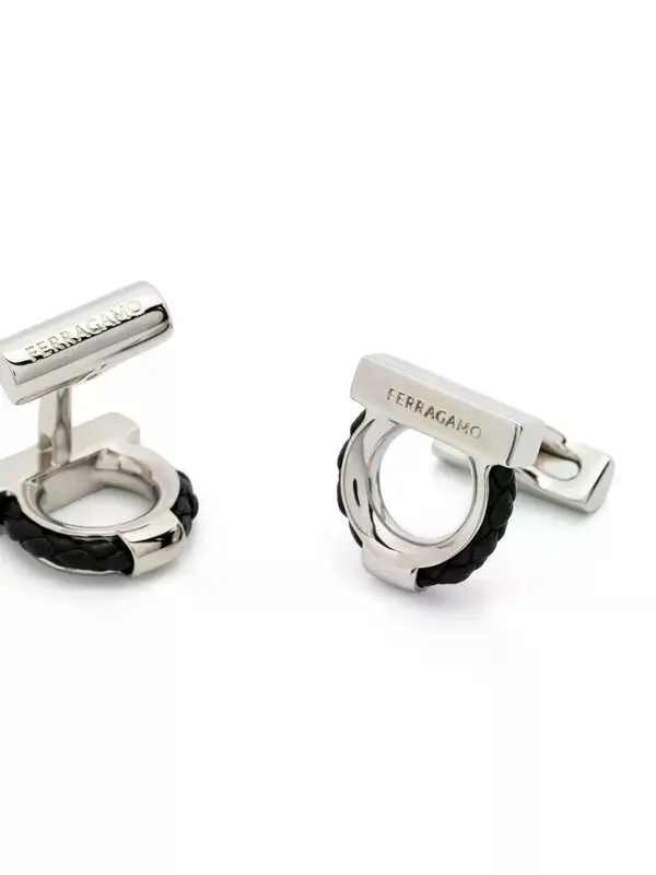 FERRAGAMO Gancini Cufflinks - Silver