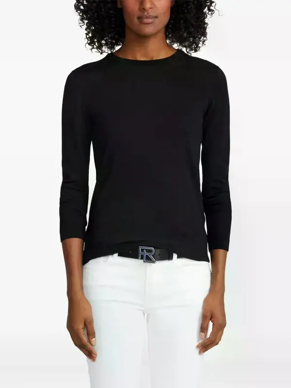 Ralph Lauren Long-sleeve Crew-neck T-shirt - Black