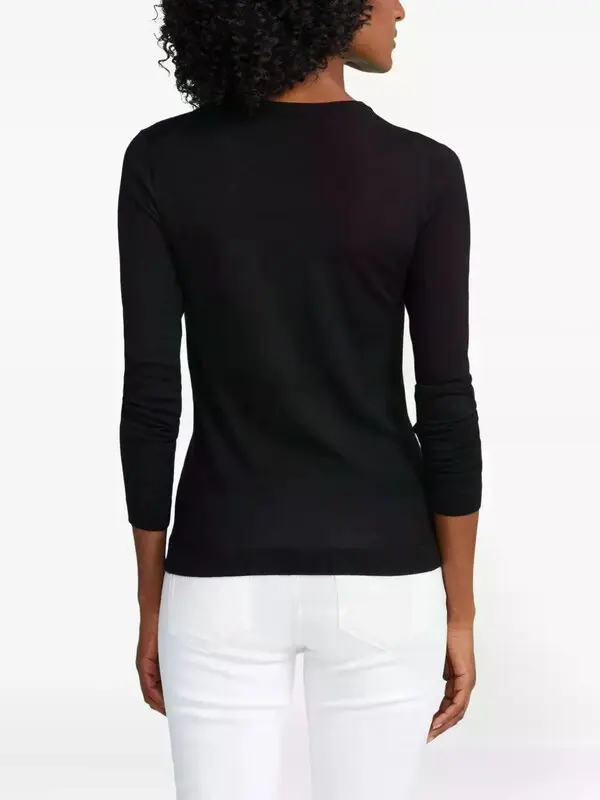 Ralph Lauren Long-sleeve Crew-neck T-shirt - Black