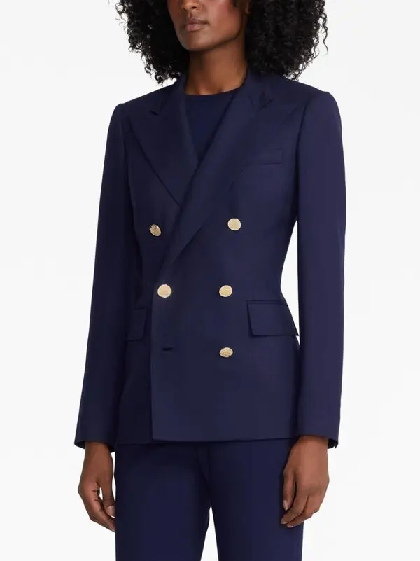 Ralph Lauren Double-breasted Fitted Blazer