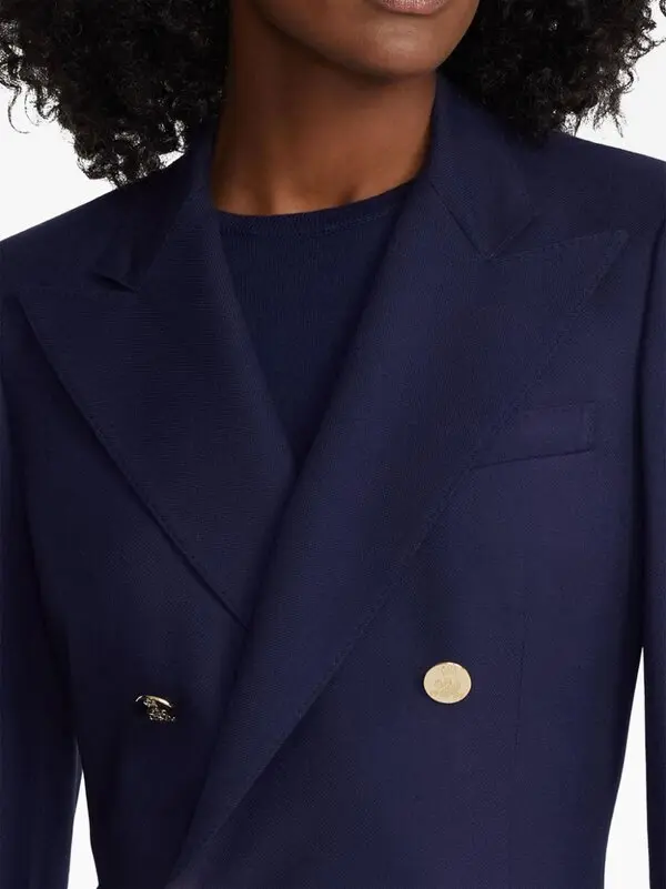 Ralph Lauren Double-breasted Fitted Blazer