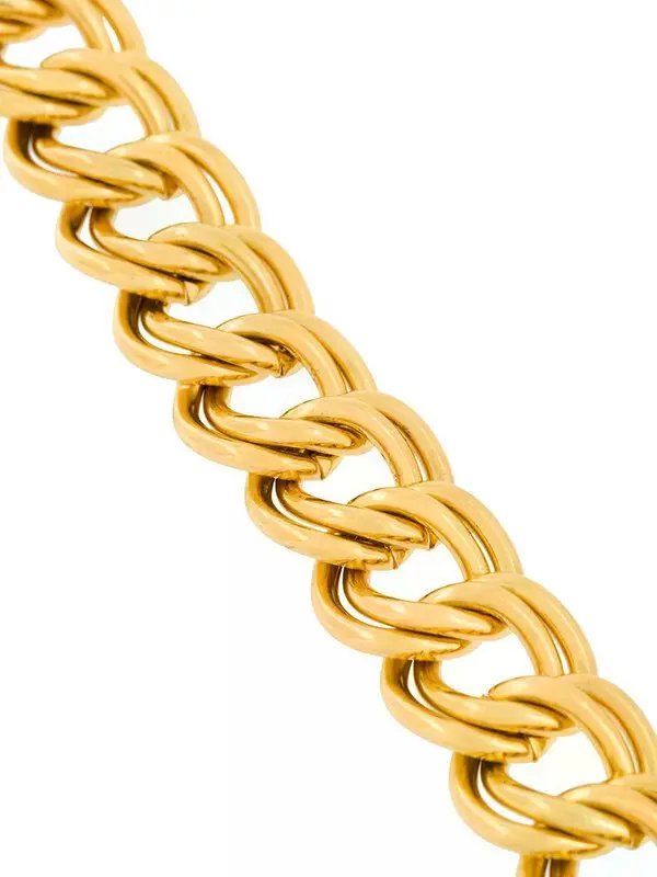 Givenchy 1980s Double Chain Link Bracelet