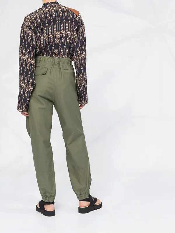 Stella McCartney Zadie Knotted High Neck Blouse
