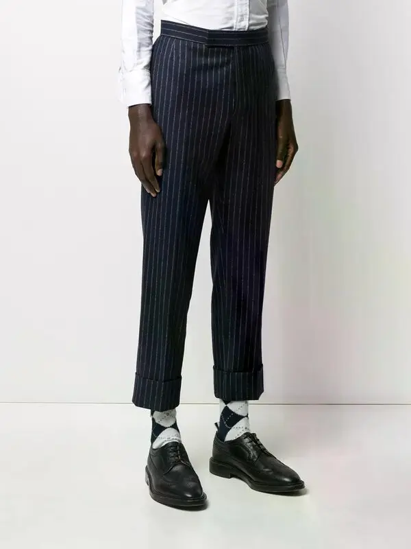 Thom Browne Pinstripe Flannel Trousers