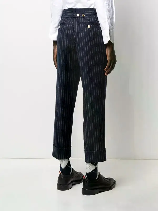 Thom Browne Pinstripe Flannel Trousers
