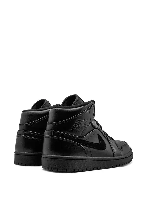 JORDAN 1 Mid Triple Sneakers - Black