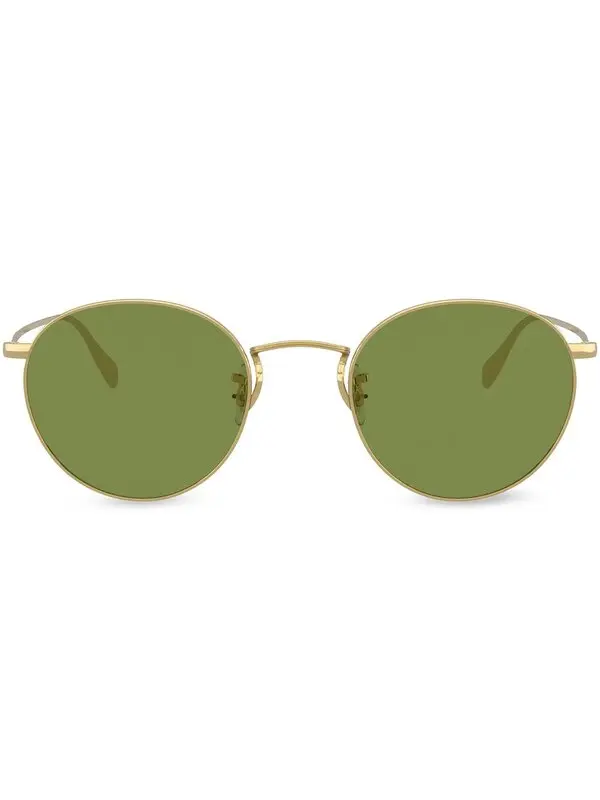 Oliver Spencer Coleridge Round Sunglasses - Gold