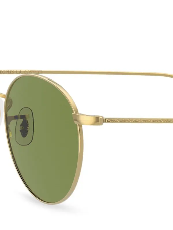Oliver Spencer Coleridge Round Sunglasses - Gold