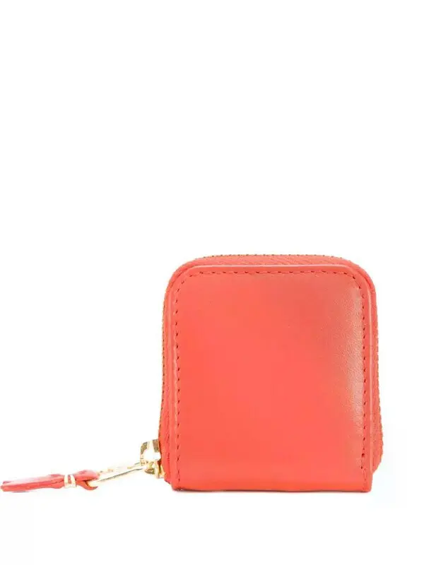 Comme Des Garçons Zipped Leather Purse - Yellow