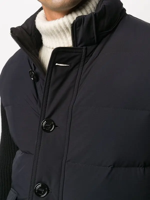 MOORER Padded Contrast Jacket