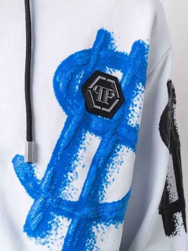 Philipp Plein Hooded Jacket - White