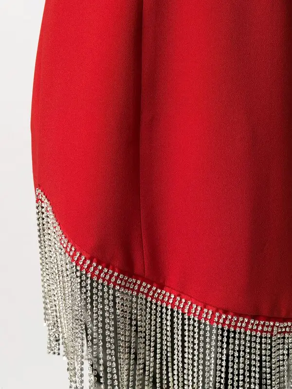 Philipp Plein Crystal Fringe Blazer
