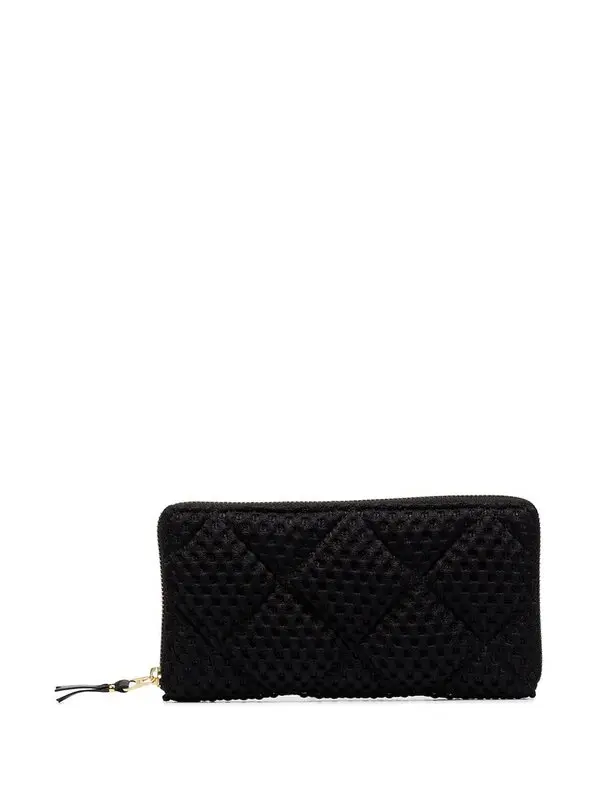 Comme Des Garçons Textured Ziparound Wallet