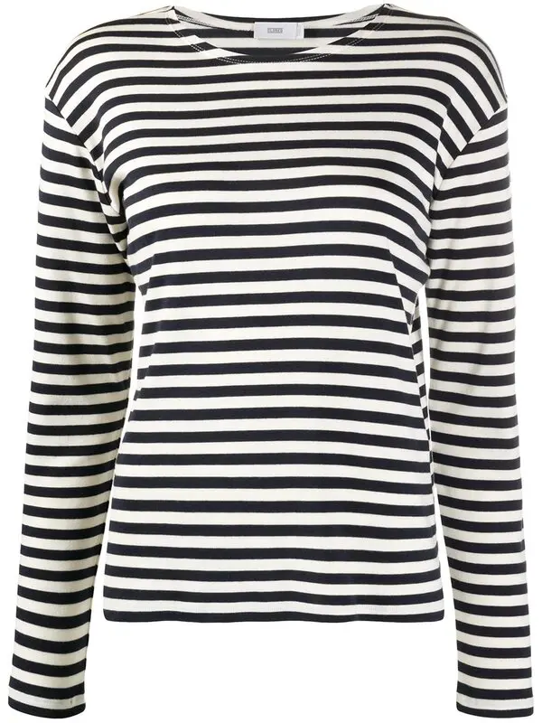 Closed Striped Long-sleeved T-shirt - Neutrals