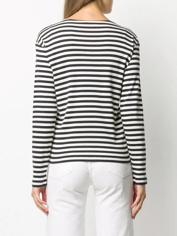 Closed Striped Long-sleeved T-shirt - Neutrals