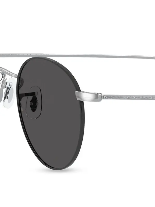 Oliver Spencer Coleridge Tinted Sunglasses - Silver
