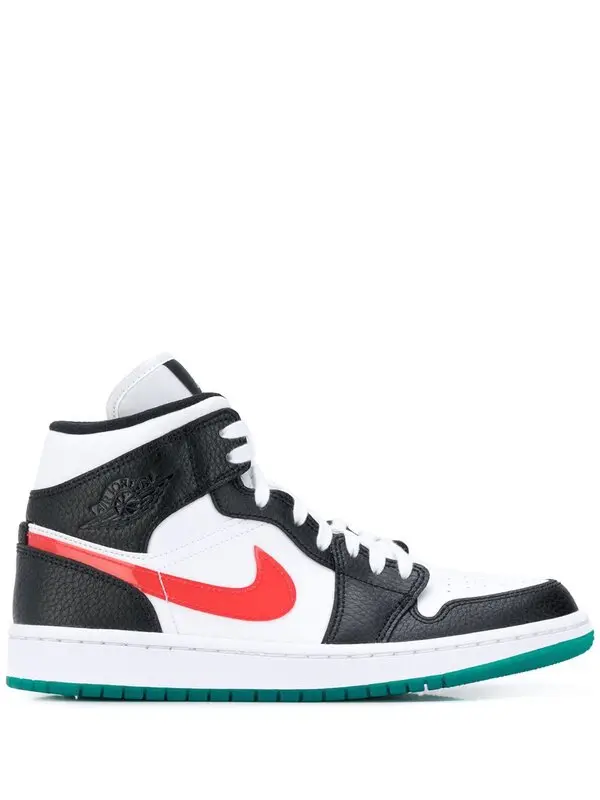 JORDAN Air 1 Mid Alternate Swooshes Sneakers - White