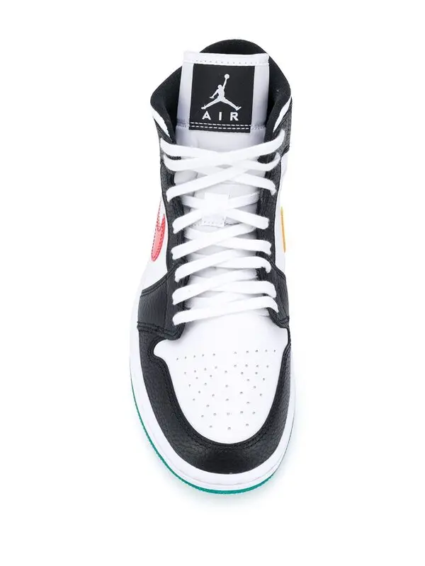 JORDAN Air 1 Mid Alternate Swooshes Sneakers - White