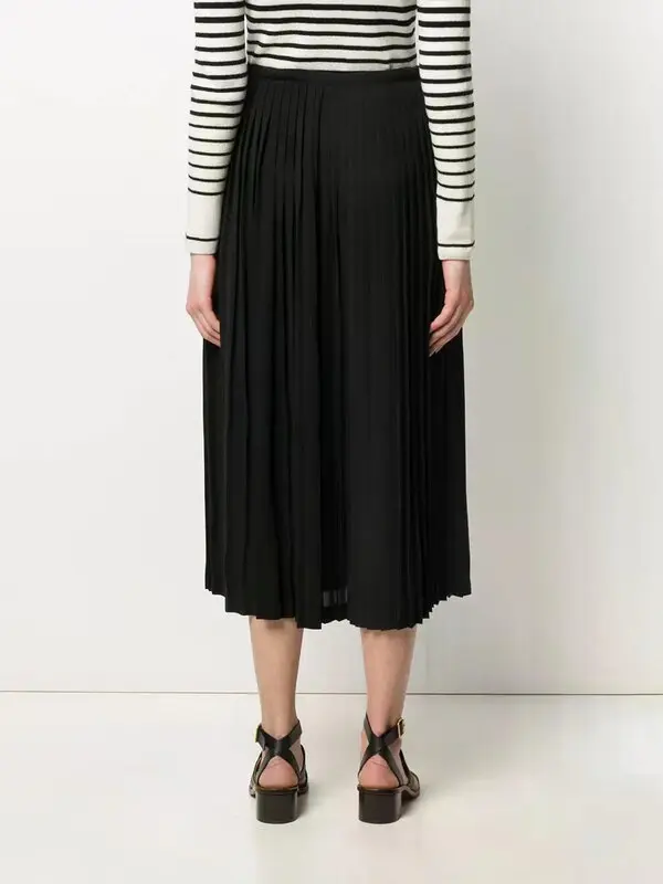 Valentino Garavani Pleated Midi Skirt