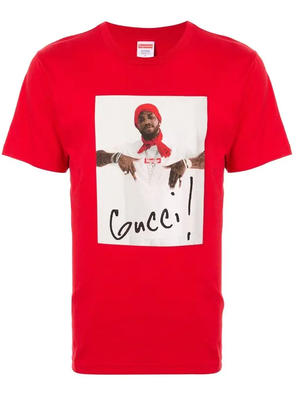 Supreme Gucci Mane Photo-print T-shirt
