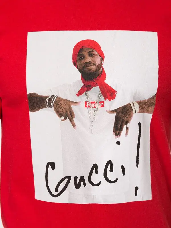 Supreme Gucci Mane Photo-print T-shirt