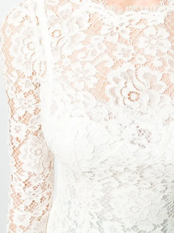 Dolce & Gabbana Floral Lace Top