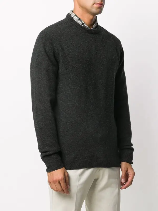 Barbour Patch Detail Crew Neck Jumper