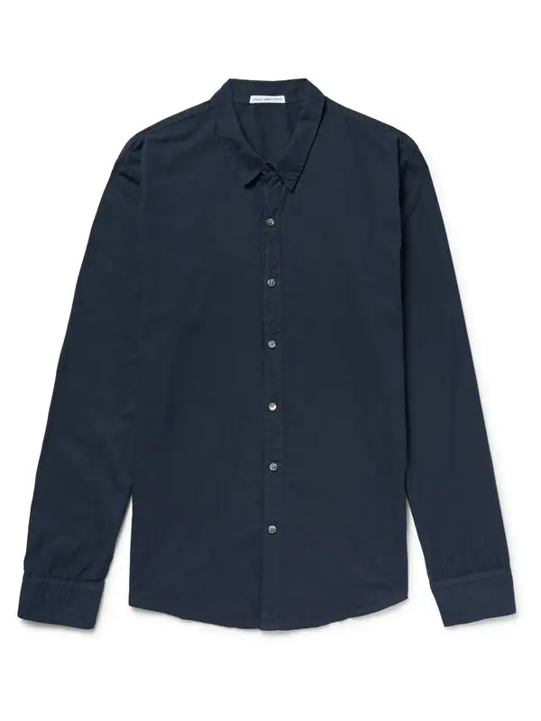 JAMES PERSE Cotton-poplin Shirt - Blue