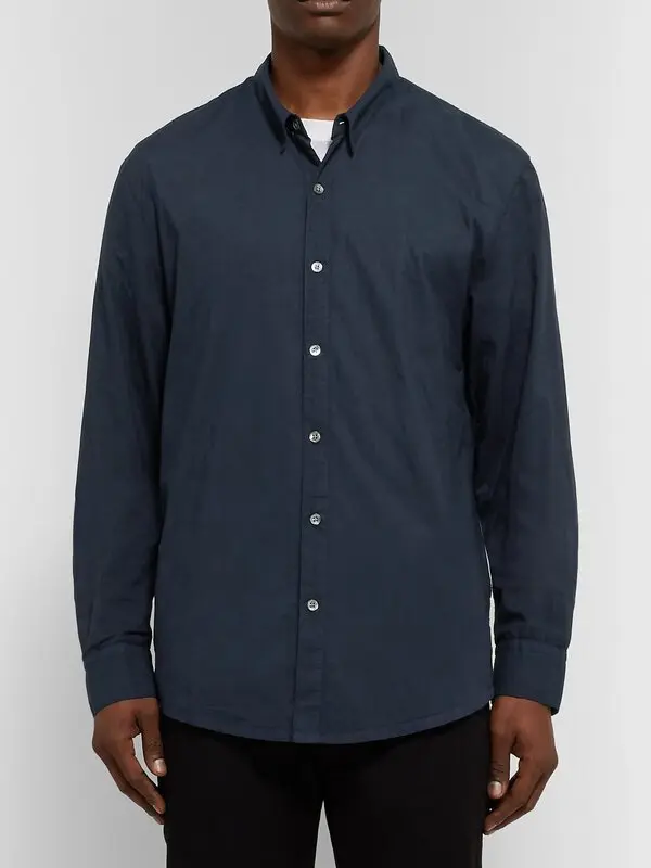 JAMES PERSE Cotton-poplin Shirt - Blue
