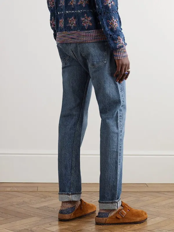 ORSLOW 107 Slim-fit Selvedge Denim Jeans