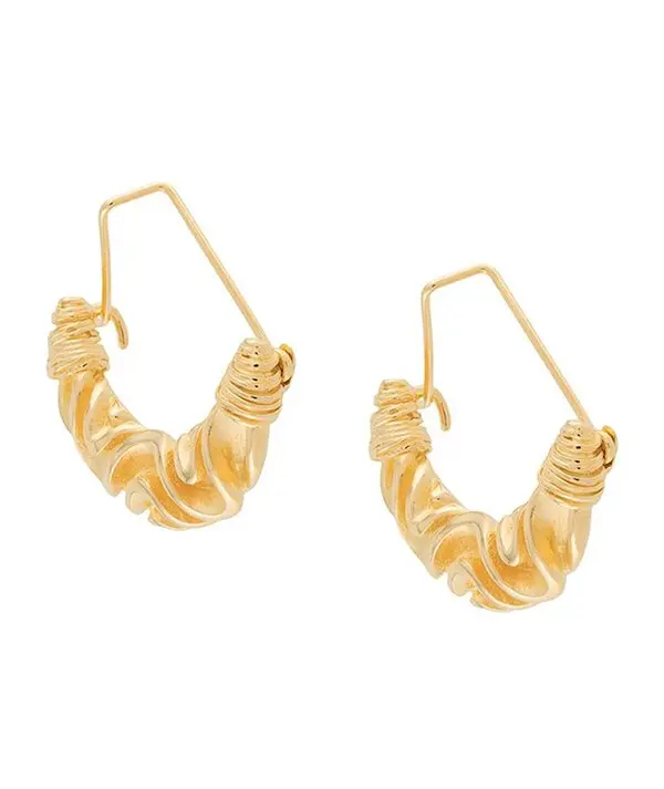 AURÉLIE BIDERMANN Ella Hoop Earrings