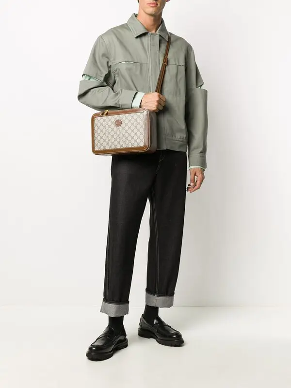 Gucci Gg Monogram Shoulder Bag