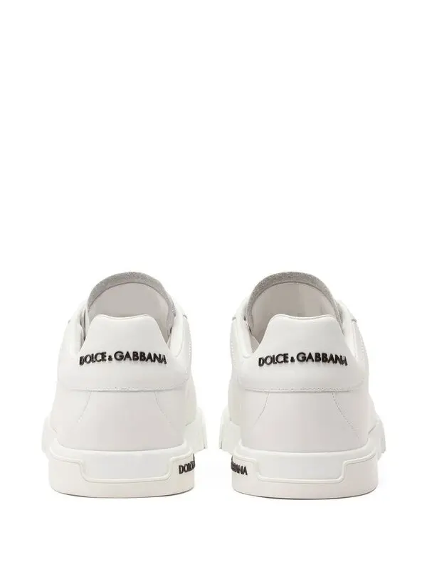 Dolce & Gabbana Portofino Logo-detail Sneakers - White