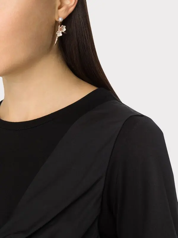 SHAUN LEANE Cherry Blossom Drop Earrings