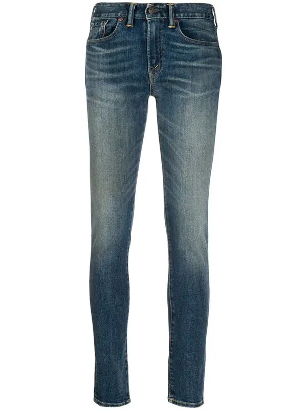 Ralph Lauren Stonewashed Mid-rise Skinny Jeans