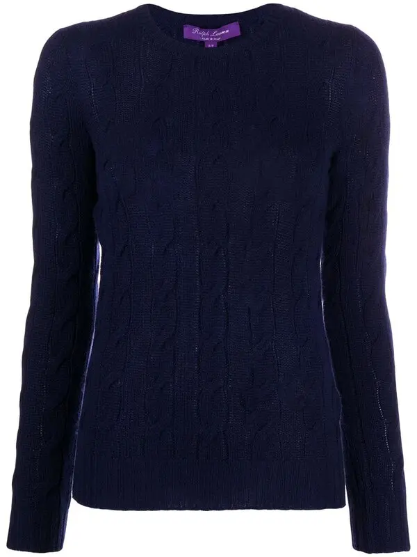 Ralph Lauren Cable Knit Sweater - Blue