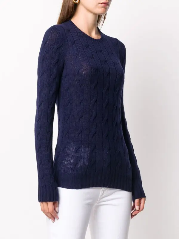Ralph Lauren Cable Knit Sweater - Blue