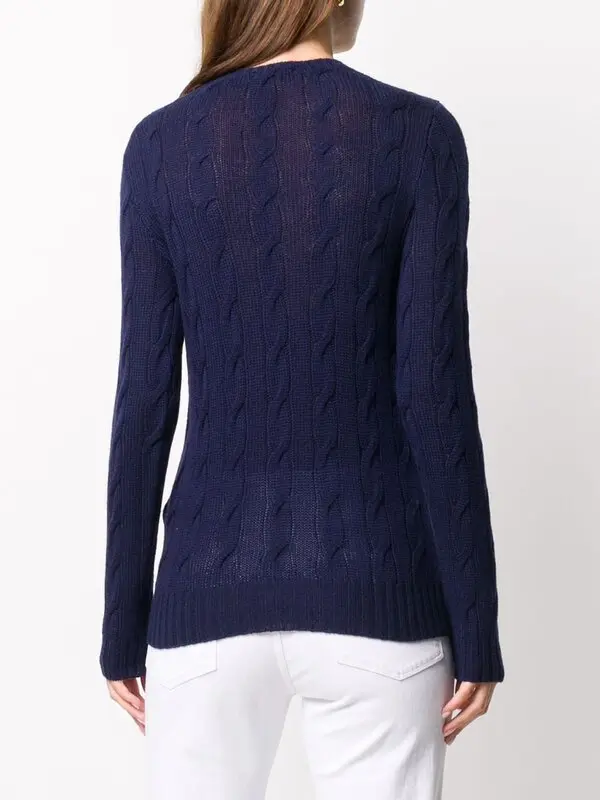 Ralph Lauren Cable Knit Sweater - Blue