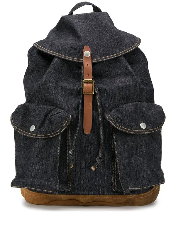 Ralph Lauren Riley Denim Backpack - Blue