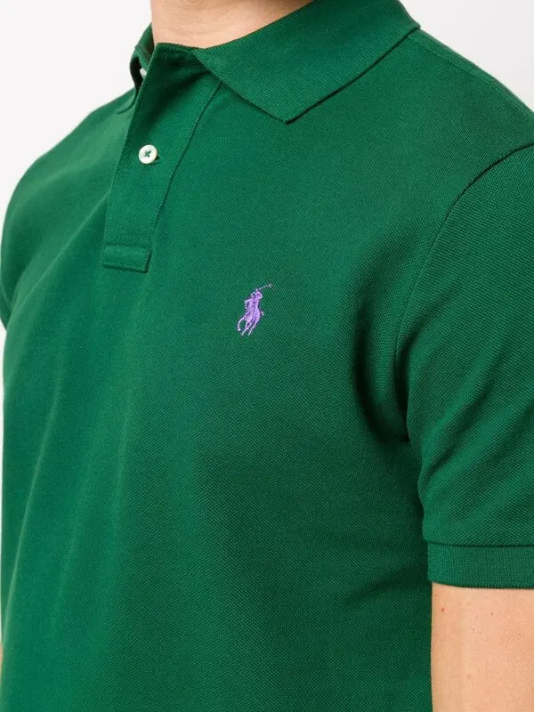Polo Ralph Lauren Embroidered Logo Polo Shirt - Green