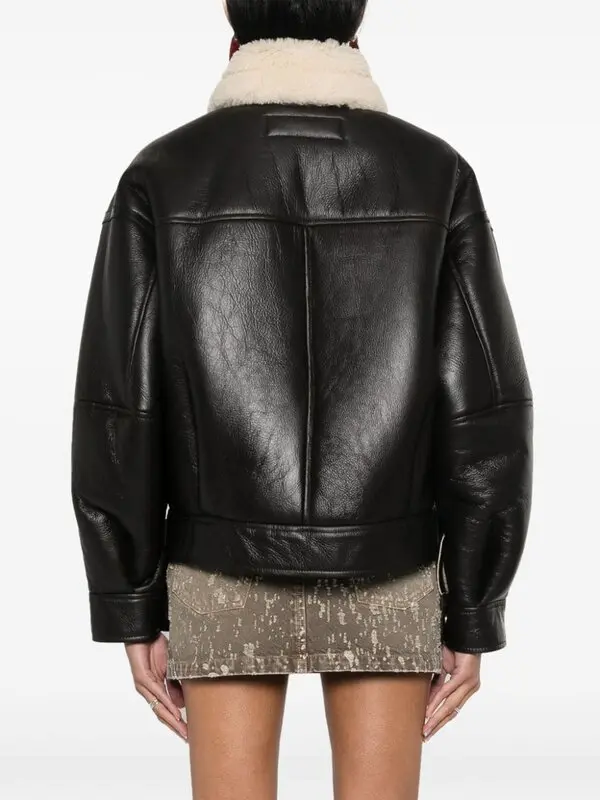 Acne Studios Leather Shearling Jacket