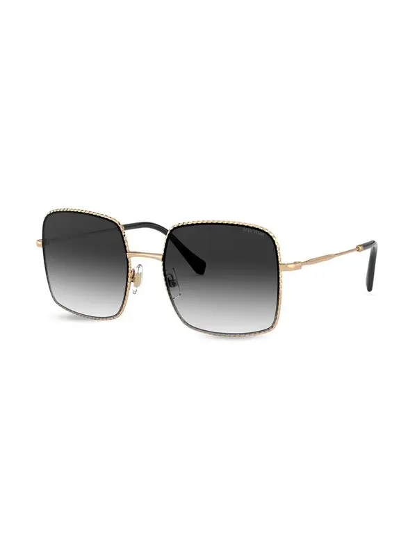 Miu Miu Square-frame Sunglasses - Yellow