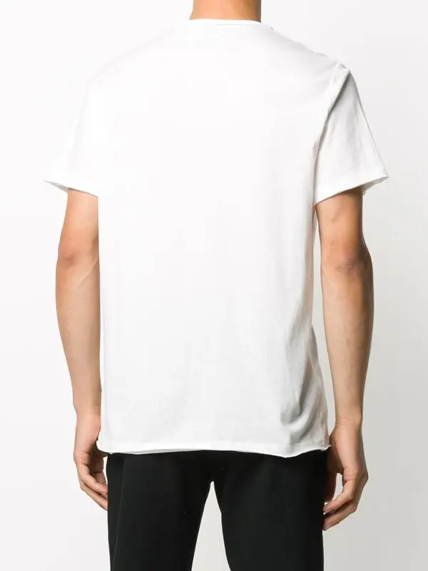 Zadig&Voltaire Monastir Henley-neck T-shirt - White