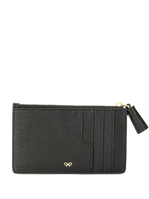 ANYA HINDMARCH Eyes Zipped Card Case - Black